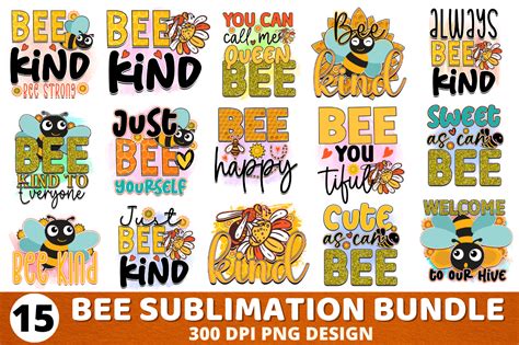 Bee Sublimation Bundle Bee Png Design Graphic By CraftSVG Creative Fabrica