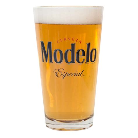 Modelo Especial Cerveza Pint Glass