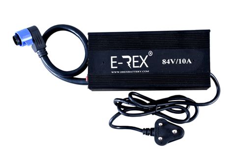E Rex 84v 10a Lithium Battery Charger Metal Body With Chogori Connector
