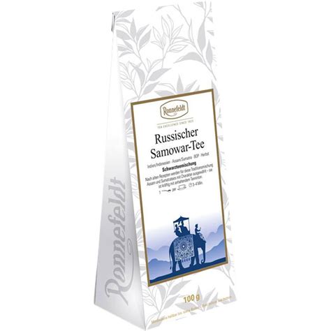 Russischer Samowar Tee Von Ronnefeldt Moses Tee Shop