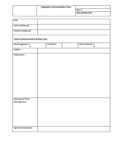 F Hse 27 Employee Communication Form Pdf