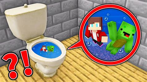 Mikey And Jj Found A Secret Passage In Minecraft Maizen Minecraft