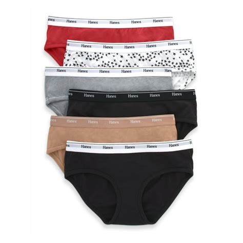 Hanes Originals Womens Hipster Underwear Breathable Cotton Stretch 6