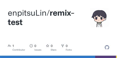 Github Enpitsulin Remix Test