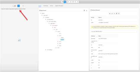 Could Not Obtain Screenshot Error When Connected To An Ios Session In