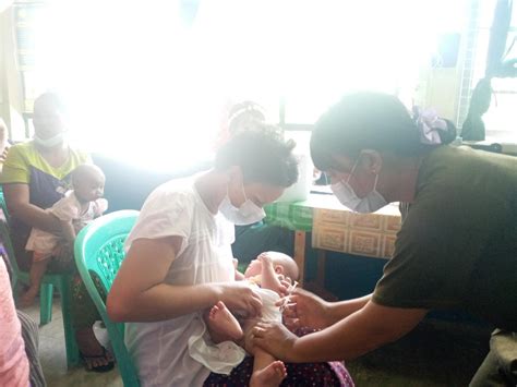 ပေါင်းတည်မြို့နယ်တွင် ကလေးငယ်များအား ပုံမှန်ကာကွယ်ဆေးထိုး၊ ဆေးတိုက်ခြင