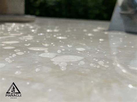 Quartzite Countertop Crack Repair Deep Clean Buff And Seal