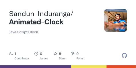 Github Sandun Indurangaanimated Clock Java Script Clock