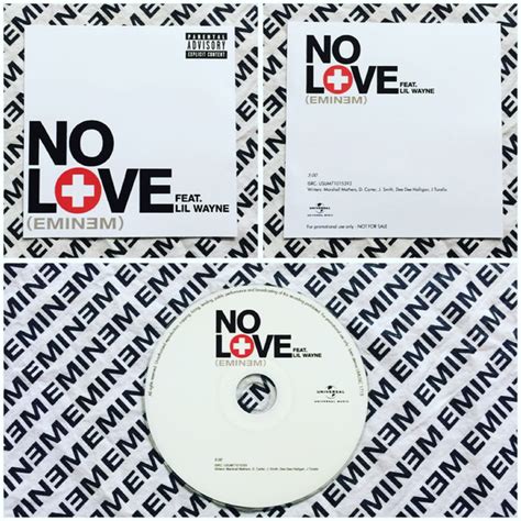 Eminem Feat Lil Wayne No Love 2010 Cdr Discogs