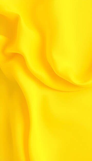 Abstract Yellow Fabric Texture Background Premium Ai Generated Image