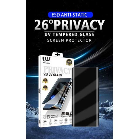 Jual Tempered Glass Esd Anti Static Uv Privacy Spy Esd Vivo X100 Pro Tg