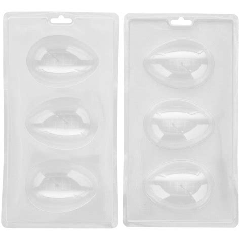 Wilton Easter Egg Plastic Candy And Chocolate Mold 3 Cavity — Cake And
