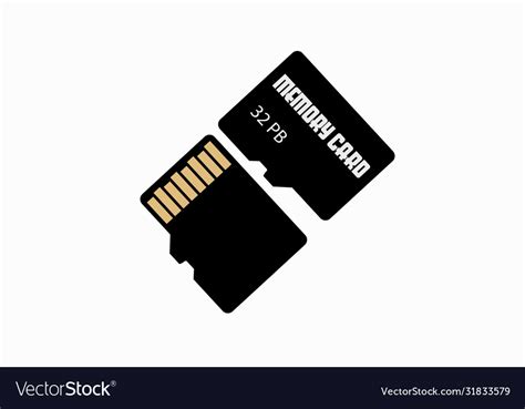 Memory Card Royalty Free Vector Image VectorStock