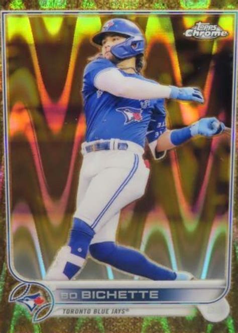 Bo Bichette 2022 Topps Gilded Collection Raywave Gold Etch Refractor
