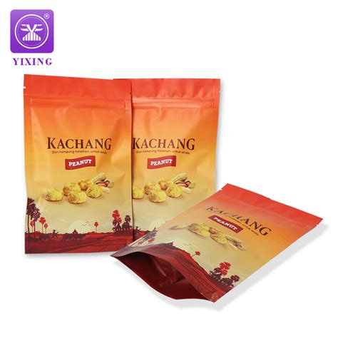 Custom Peanut Kernel Packaging Snack Smell Proof Plastic Bag