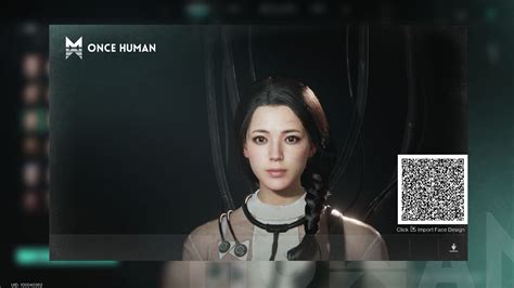 Once Human Type Character Presets With QR Codes Character Creators