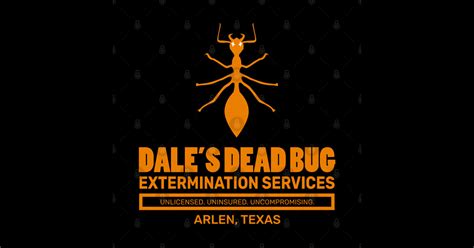 Dales Dead Bug King Of The Hill Sticker Teepublic