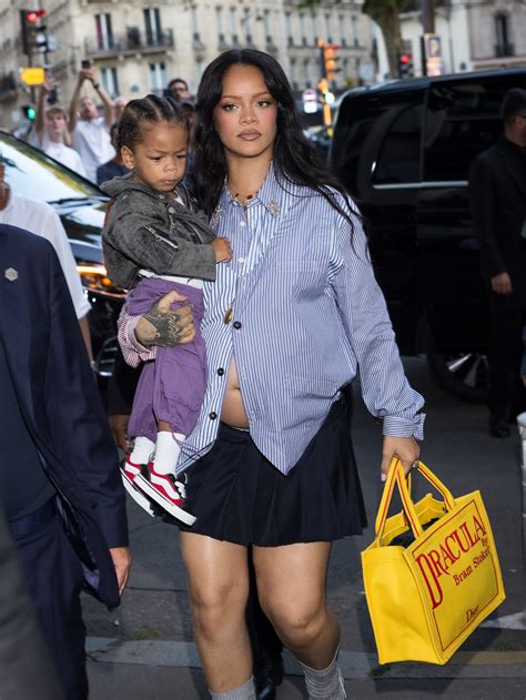 Rihannas 6 Month Old Daughter Steals The Show In A High Fashion Mohawk