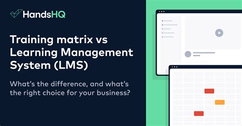 Training Matrix Vs Learning Management System LMS Whats The Difference