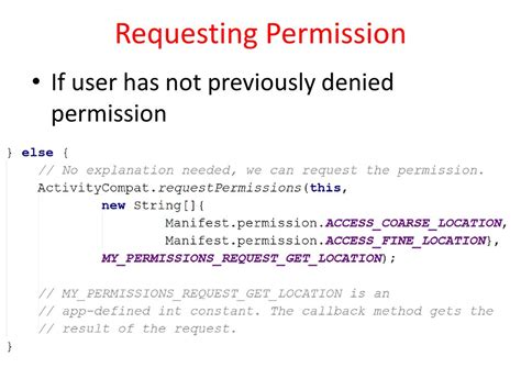 cs371m mobile computing runtime permissions ppt download