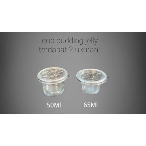 Jual Gelas Cup Pudding Jelly Uk 50Ml 65Ml Hanya Gelas Saja Isi 50PCS