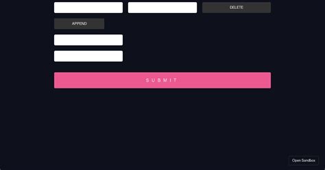 React Hook Form Usefieldarray Forked Codesandbox