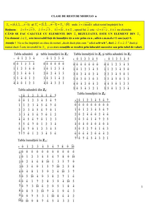 Clase De Resturi Clasa A Xii A A Mate Info