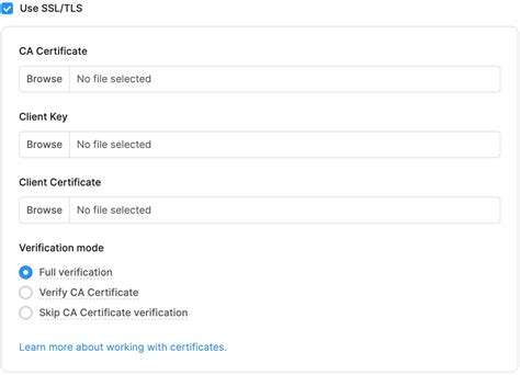 Configure SSL Connections For Data Sources Retool Docs