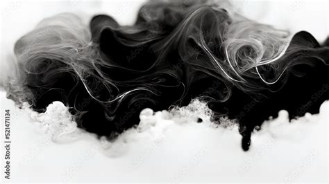 Black And White Smoke In K Background Texture Abstract Heavy Dense Smoke Silky Smooth