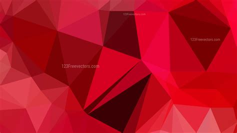 Dark Red Polygon Background Graphic