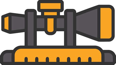 Scope Line Filled Icon 14746134 Vector Art At Vecteezy