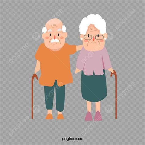 자상한 두 노인 일러스트 벡터 Png 두 노인이 자상하다 Png 일러스트 및 Psd 이미지 무료 다운로드 Pngtree
