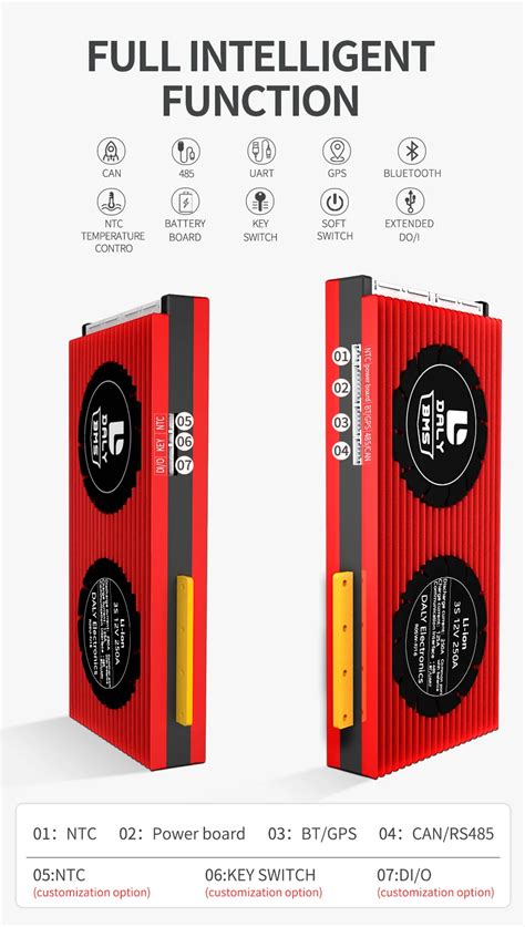 Daly Smart Bms 16s 48v Lifepo4 Battery Bluetooth Uart Ntc Your Toolbox
