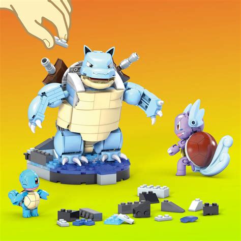 Mega Construx Pokémon Squirtle Evolution Set Construction Set Square Imports