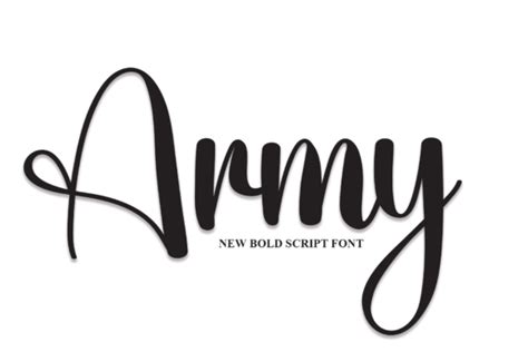Army Font Download Cool And Classy Handwritten Script Font Canyon