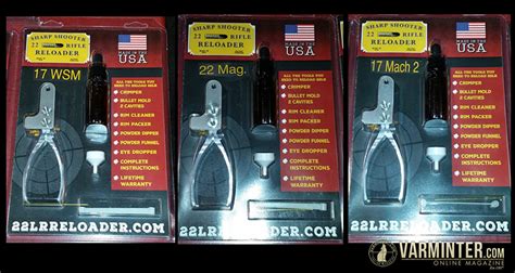 Sharpshooter 22 Long Rifle Reloader Announces New Rimfire Reloading