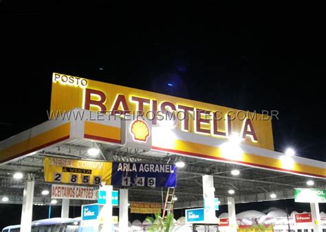 Letreiro Para Posto De Gasolina Letreiros Montec