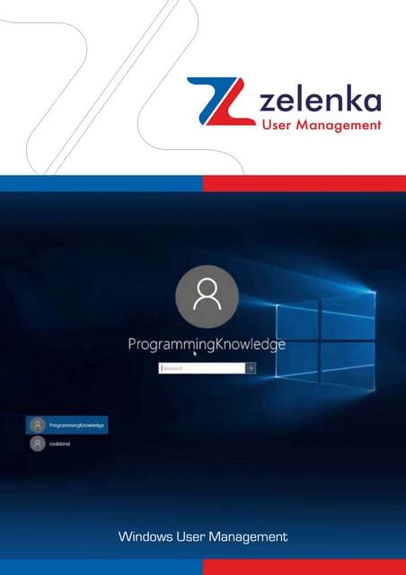 Windows User Management Application Pdf