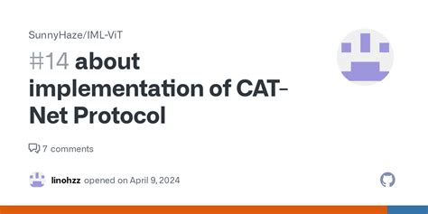 About Implementation Of CAT Net Protocol Issue 14 SunnyHaze IML
