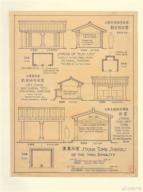梁思成先生的建筑手稿 财经头条