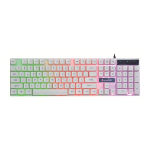 Teclado Usb Com Fio Colorido Retroiluminado Bri Vicedeal