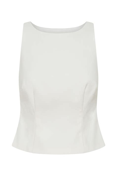 Brigette Pleated Midi Skirt Ivory And Meshki