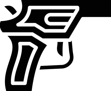 Revolver Vector Icon Style Vector Art At Vecteezy