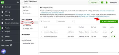 How To Set Permissions For Your Projects