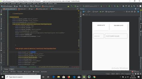 Android How To Focus To Textinputlayout After Picking Order Date And