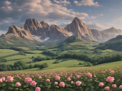 Premium Photo Peaceful Landscape