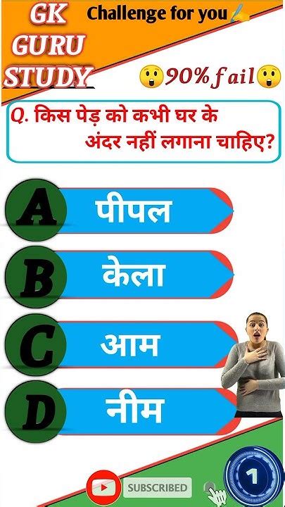 किस पेड़ को कभी घर के अंदर नहीं लगाना चाहिए ।।gk Questions And Answers