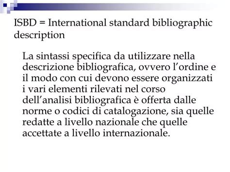Ppt Isbd International Standard Bibliographic Description