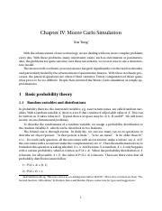 Understanding Monte Carlo Simulation For Probability Theory Course Hero
