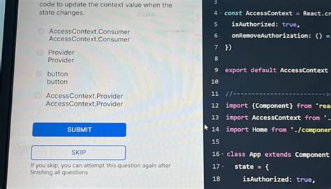 Code To Update The Context Value When The Studyx